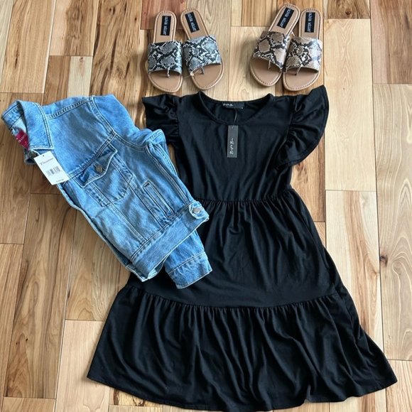 Brit & Bri | Dresses | Brit Bri Knitt Mini Dress | Poshmark